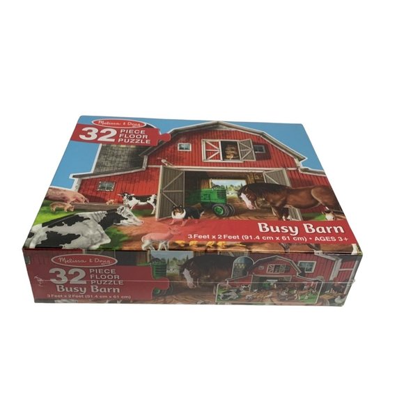 Melissa & Doug | Toys | Melissa And Doug 32 Piece Puzzle Floor Busy ...